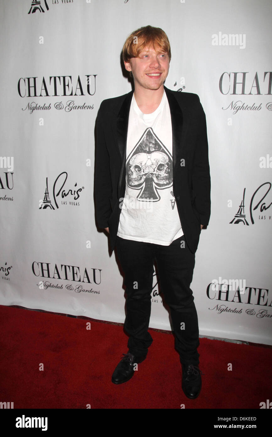 Rupert Grint celebrates his birthday at Chateau nightclub inside Paris ...