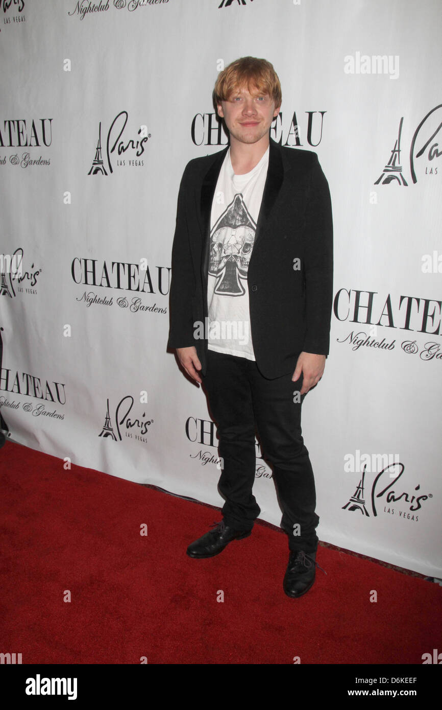 Rupert Grint celebrates his birthday at Chateau nightclub inside Paris ...