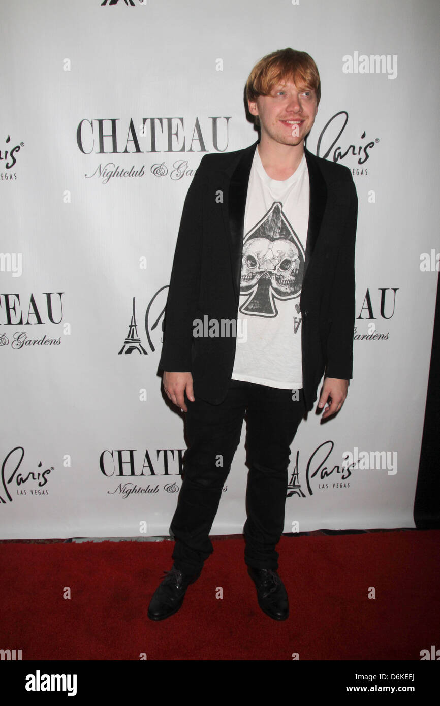 Rupert Grint celebrates his birthday at Chateau nightclub inside Paris ...