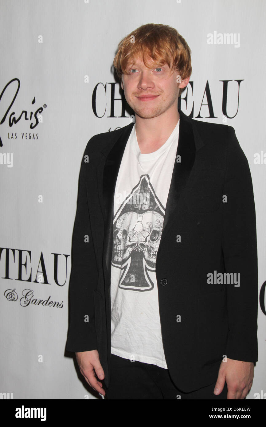 Rupert Grint celebrates his birthday at Chateau nightclub inside Paris ...