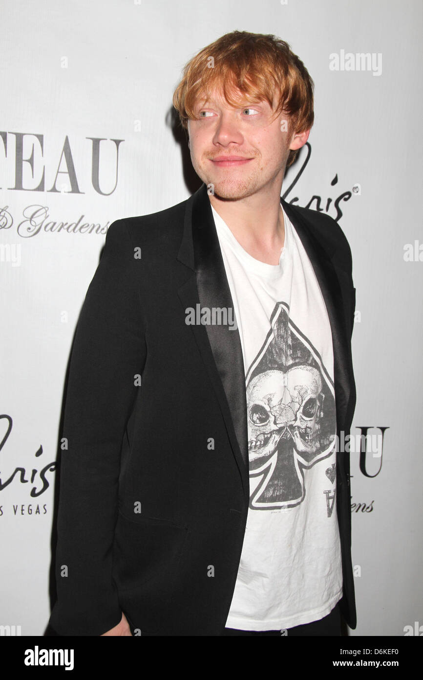 Rupert Grint celebrates his birthday at Chateau nightclub inside Paris ...