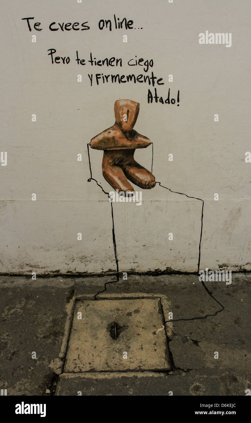 Street art in Popayan Stock Photo - Alamy