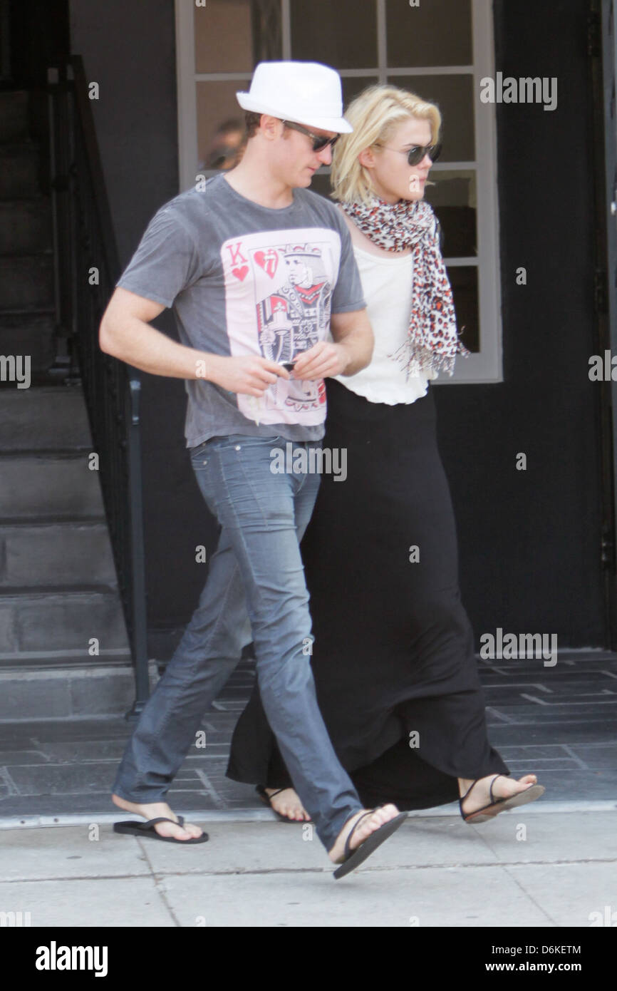 Charlie's Angels' star Rachael Taylor outside the Kate Somerville Skin ...