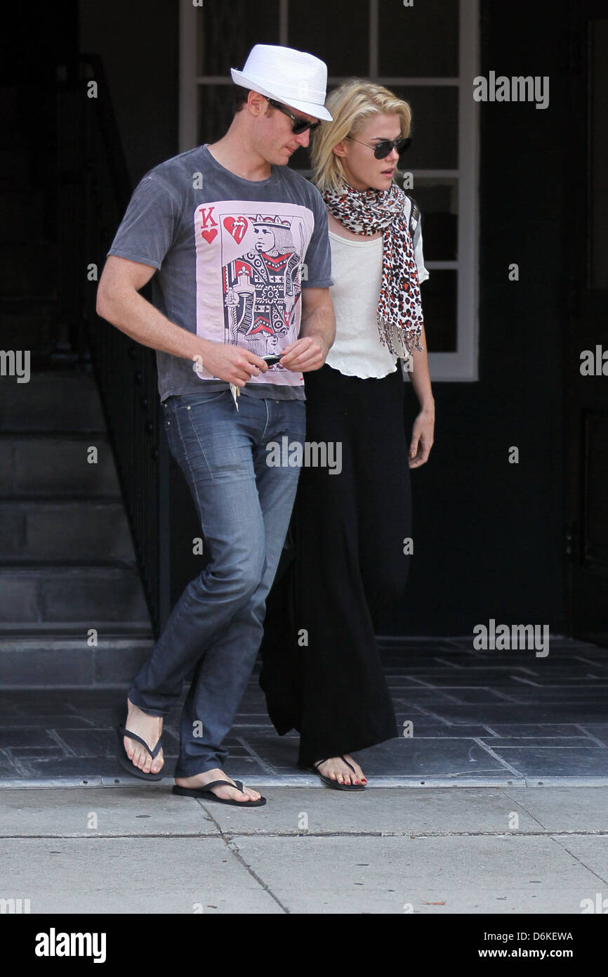 Charlie's Angels' star Rachael Taylor outside the Kate Somerville Skin ...