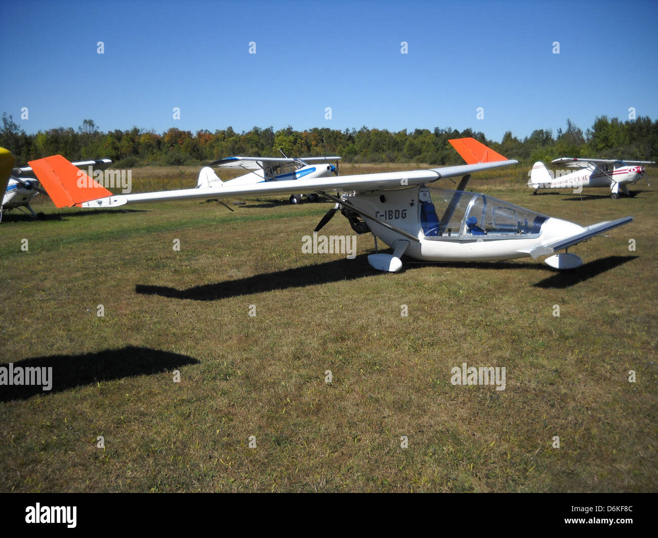 The American Aerolights Falcon XP C-IBDG is a light aircraft designed ...