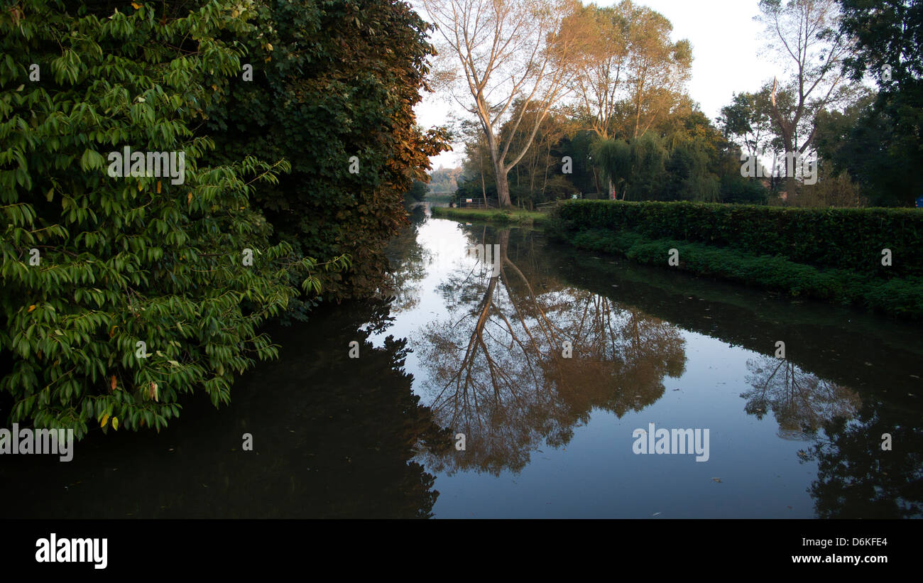 River Ouse, Barcombe mills, evening, trees, Sussex Stock Photo - Alamy