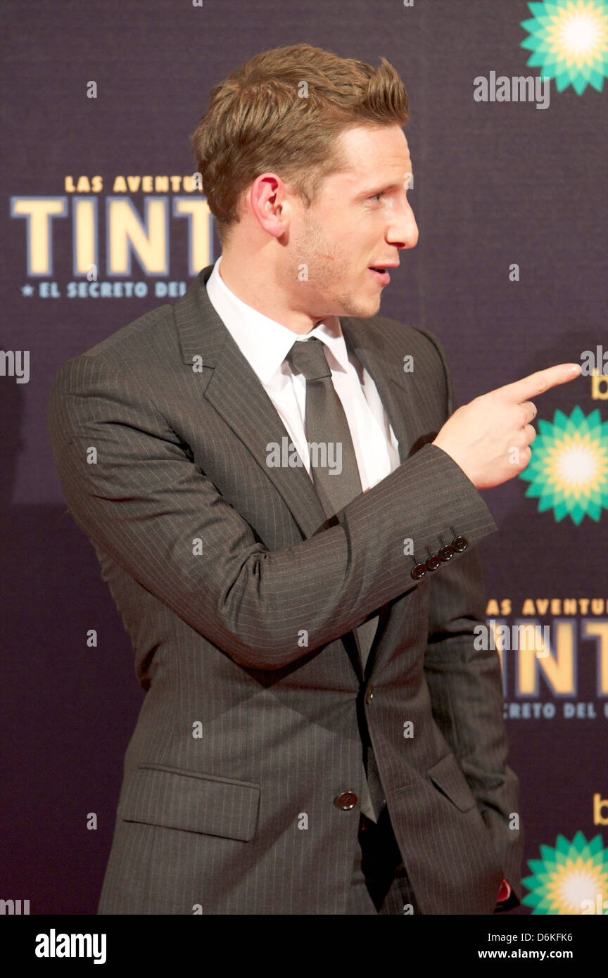 Actor Jamie Bell attends the premiere of 'The Adventures of Tintin: The ...