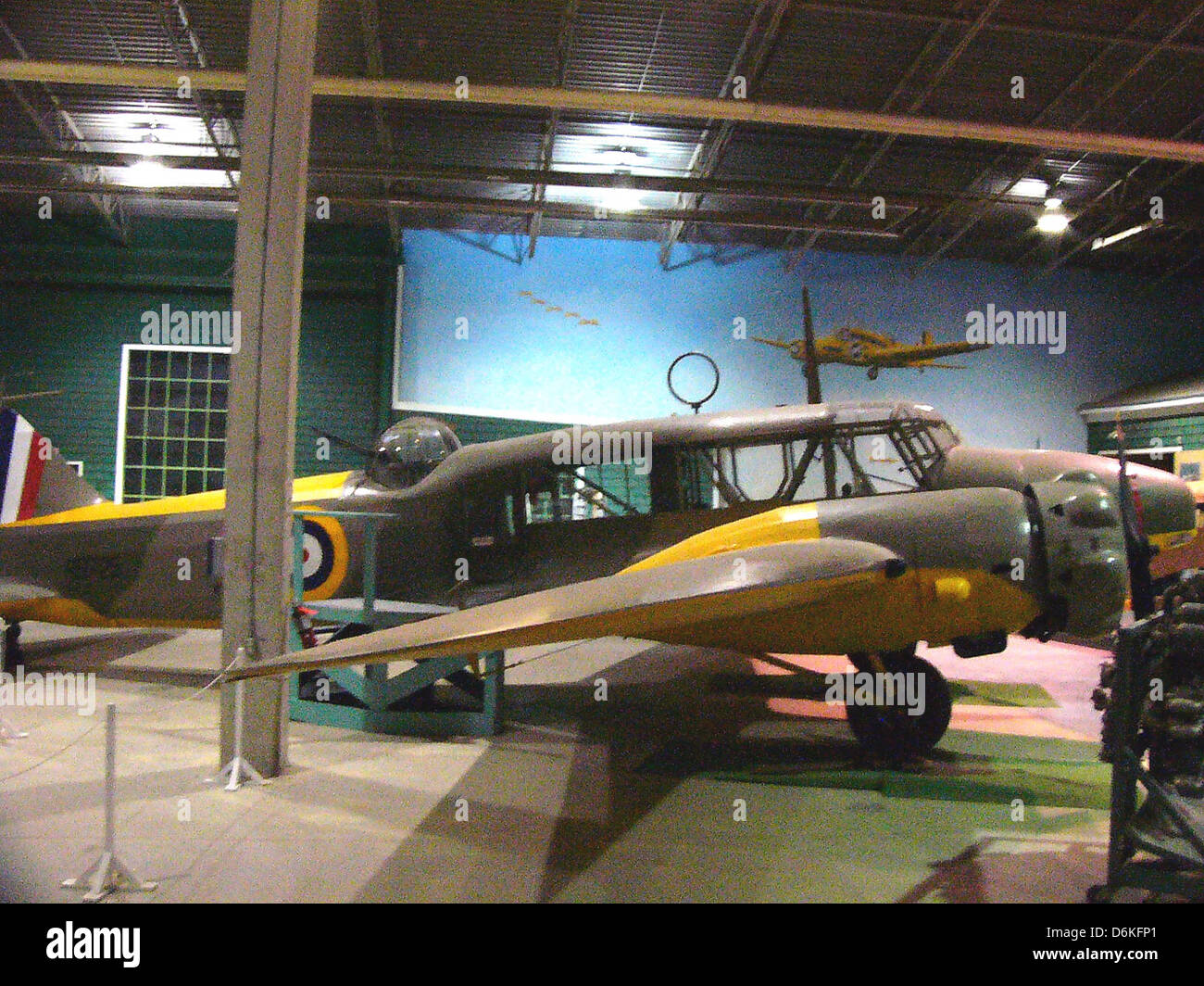 The Avro Anson, a British twin-engine multi-role aircraft, originally ...