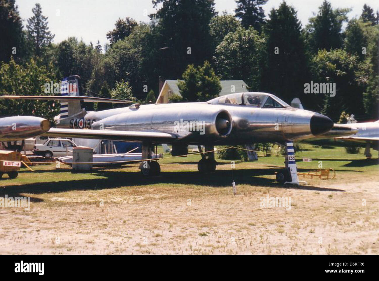 This image features the Avro CF-100 Canuck Mk3, a Canadian jet fighter ...