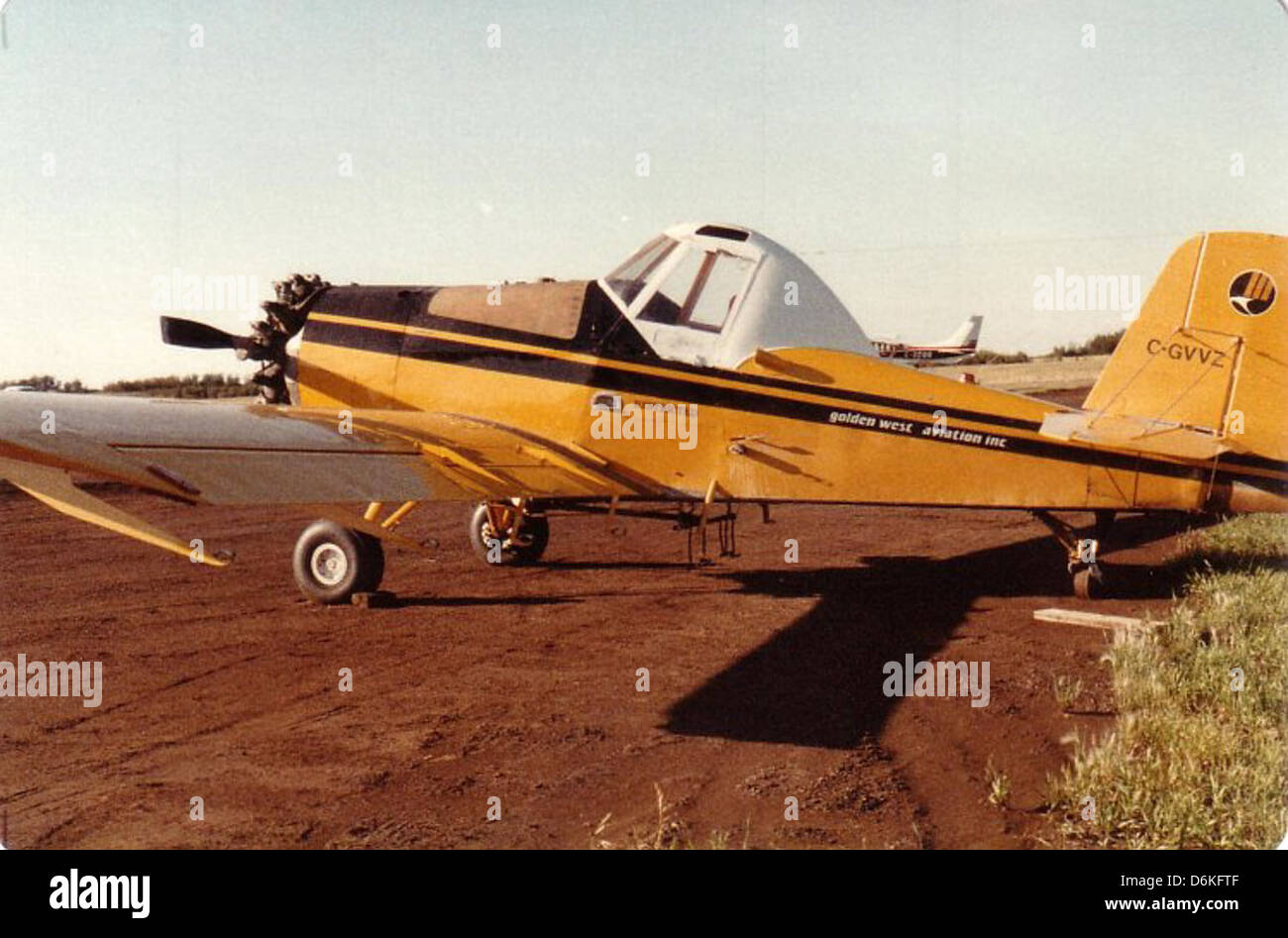 The Ayers Thrush C-GVVZ is an aircraft model used in aerial ...