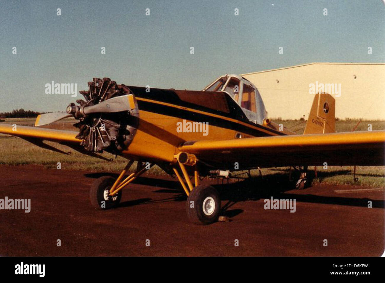 The Ayres Thrush C-GVVZ is a high-performance agricultural aircraft ...