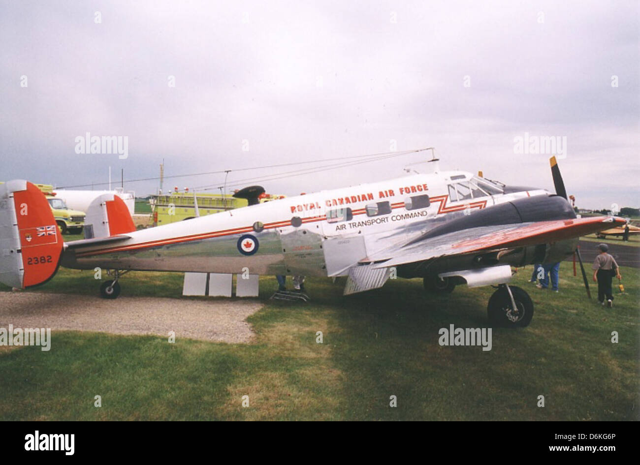 This image features the Beechcraft Model 18, an aircraft used by the ...