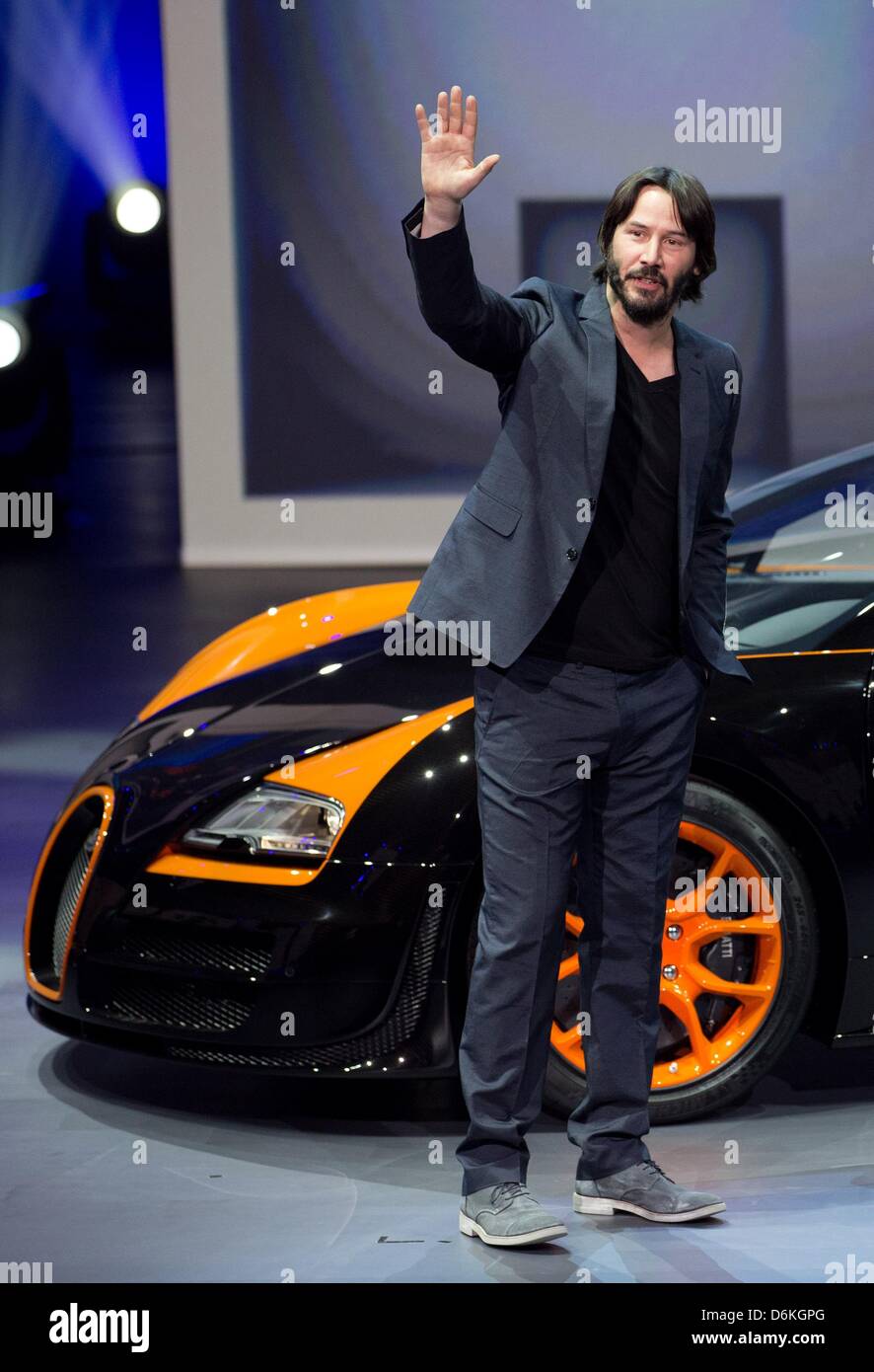 HANDOUT - A handout picture shows Hollywood actor Keanu Reeves standing ...