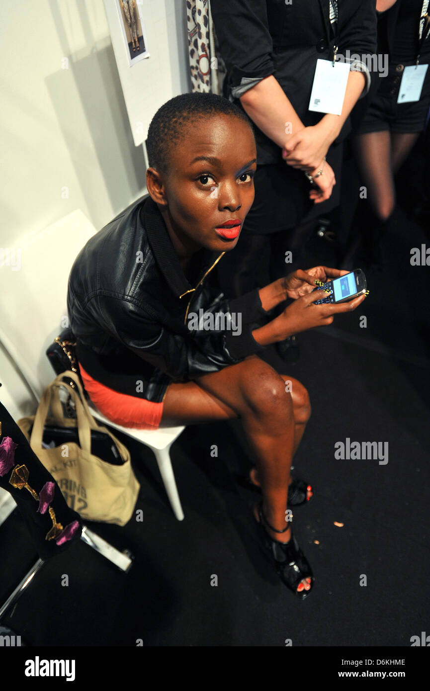 Model London Fashion Week Spring/Summer 2012 - PPQ - Backstage London ...