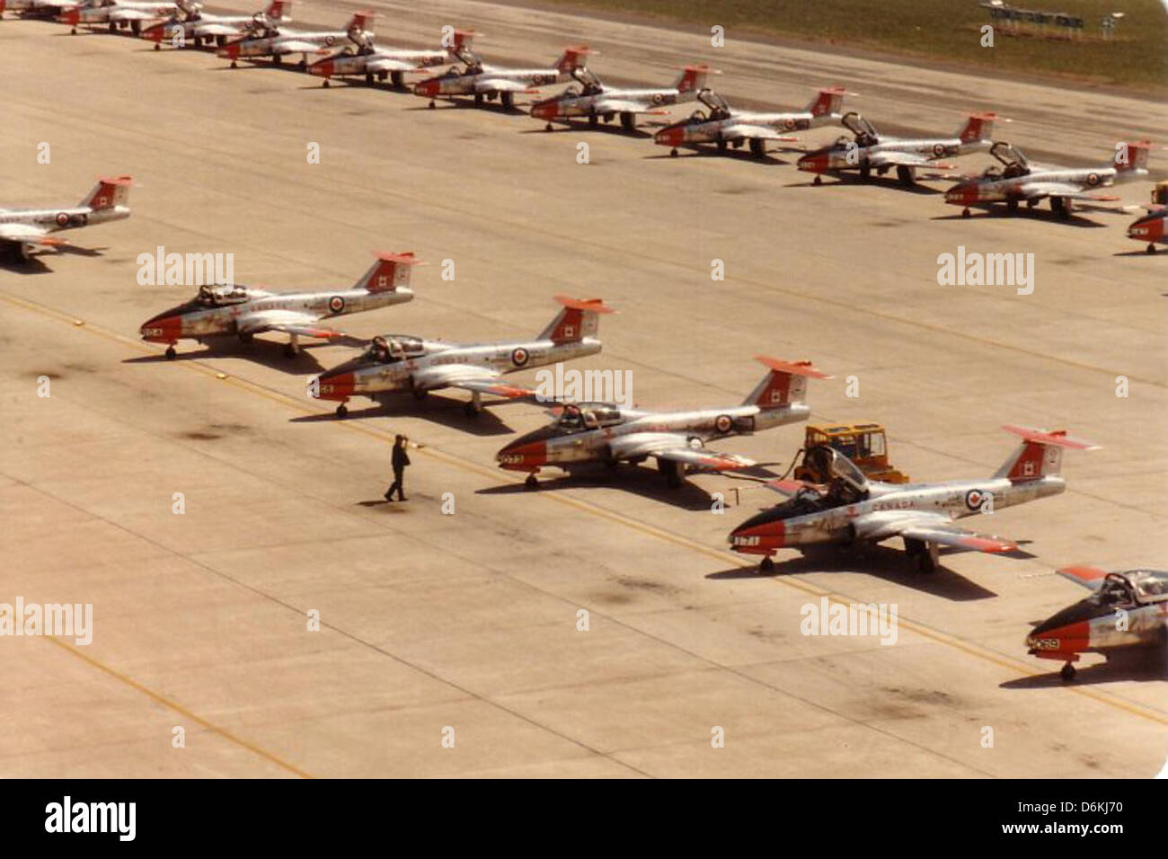 This image captures the CFB Moose Jaw, a Canadian Forces Base located ...