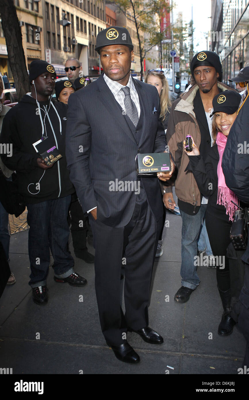 Curtis '50 Cent' Jackson Celebrities are seen at NBC Studios for the ...