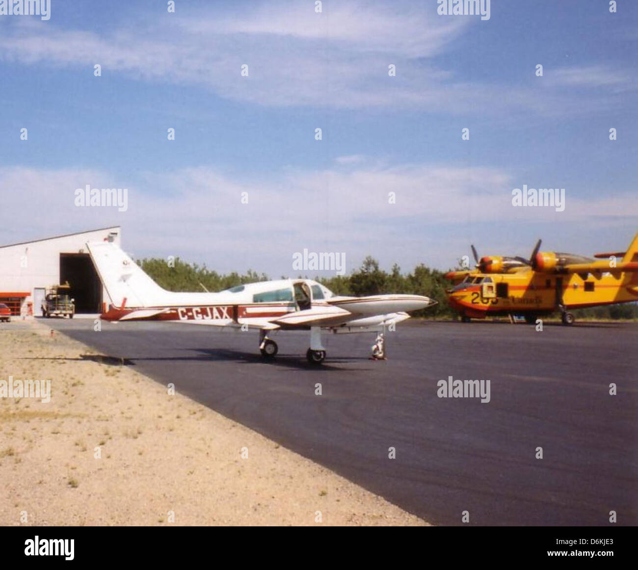 The CL-215 and C-310 are aircraft models known for their distinct roles ...