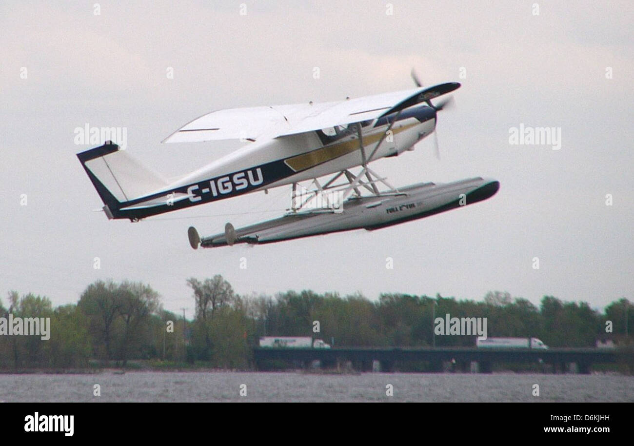 A CLASS R-80 Bush Caddy C-IGSU aircraft, a light sport plane designed ...