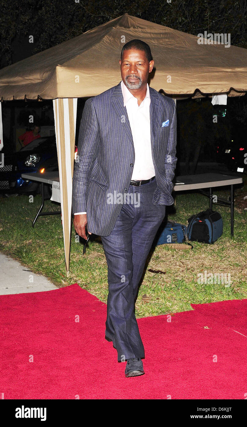 Actor Dennis Haysbert receives a Career Achievement Award during the ...