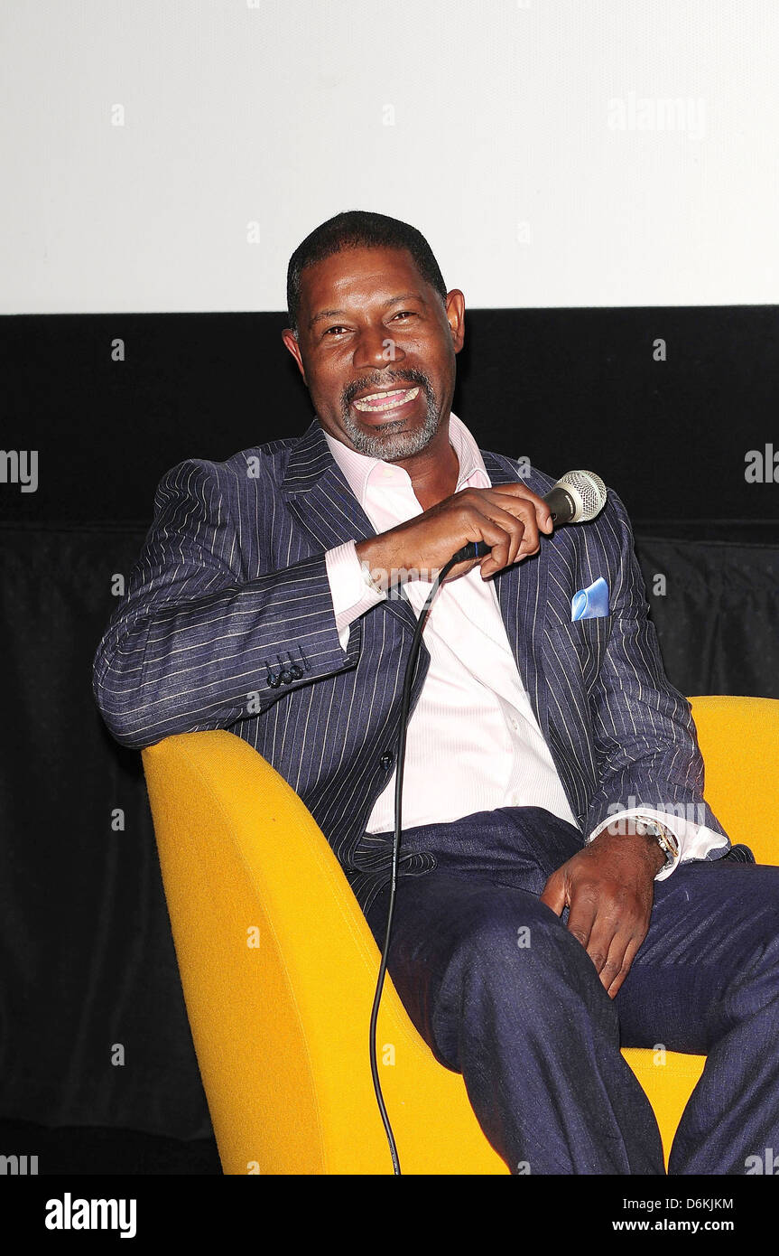 Actor Dennis Haysbert receives a Career Achievement Award during the ...
