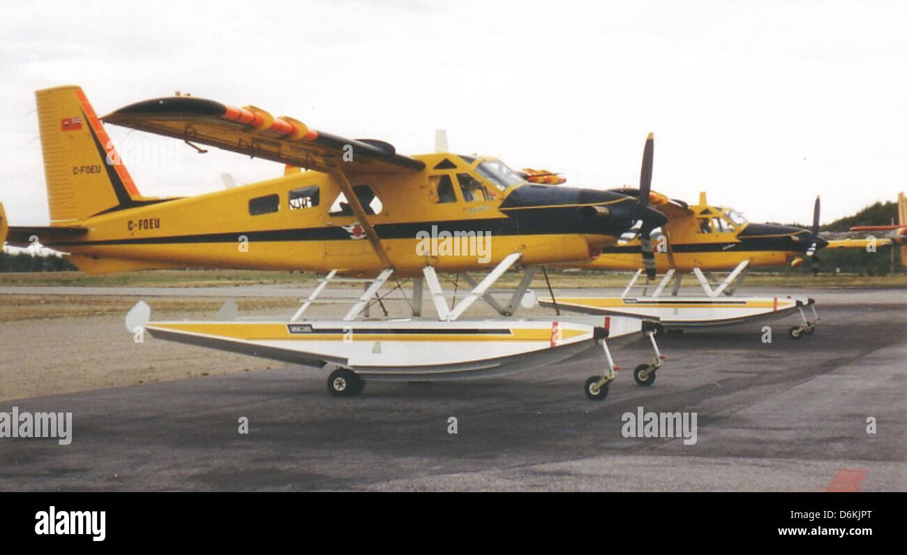 The DeHavilland DHC-2 Mk3 Turbo Beaver, a versatile amphibious aircraft ...