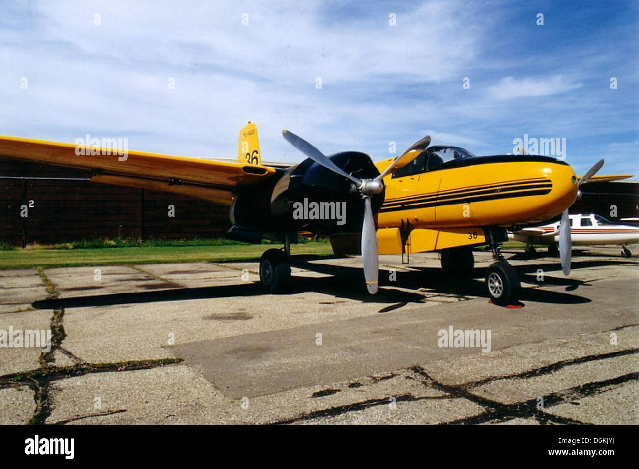 The Douglas A-26 Invader, a World War II-era twin-engine attack ...