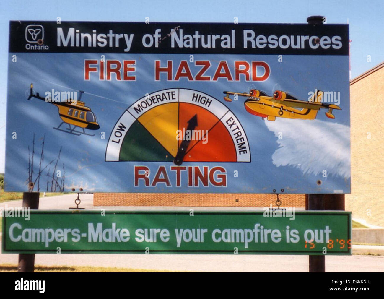 An image highlighting the intensity of fire season, depicting a fire ...