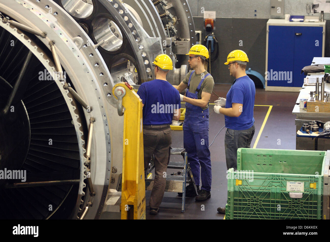 Siemens gas turbine plant hi-res stock photography and images - Alamy