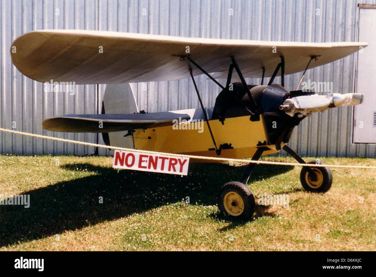 The Flying Flea, an aircraft on display at the Canadian Museum of ...