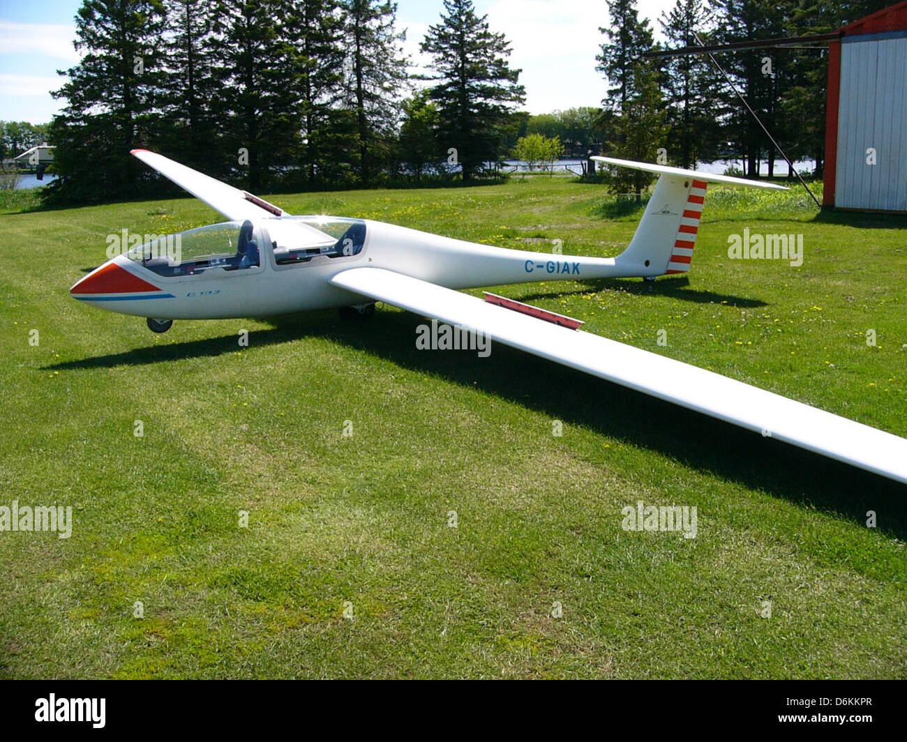 The Grob 103 C-GIAK is a glider aircraft designed for cross-country ...