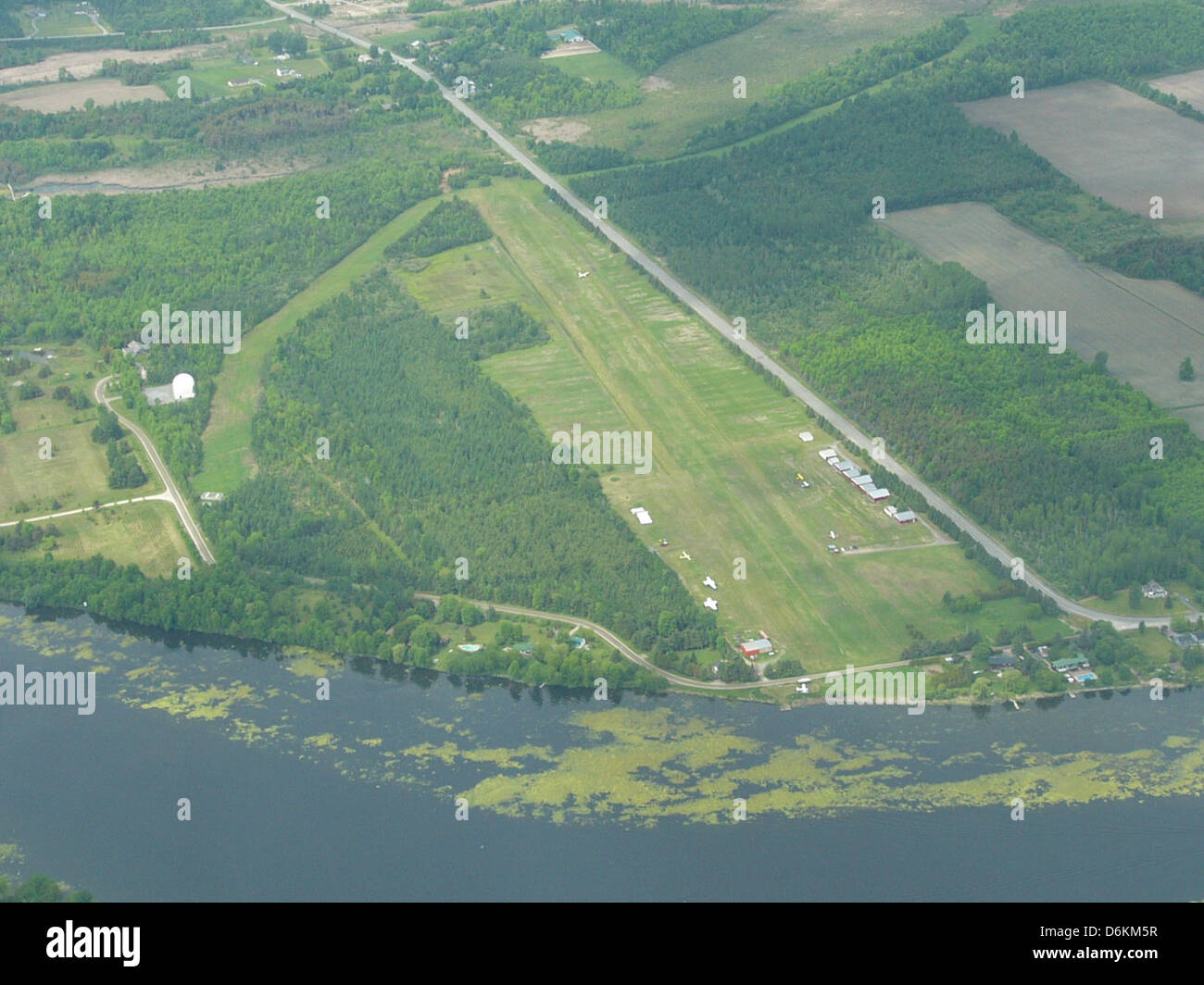 A scenic view of the Kars Rideau Valley Airpark, showcasing the open ...