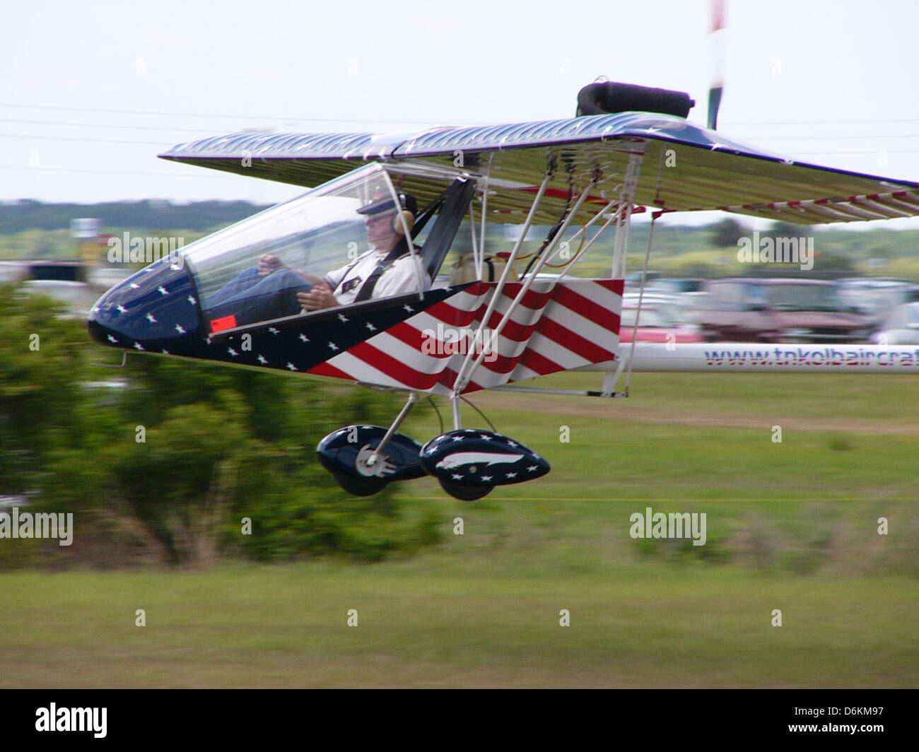 A Kolb Firefly, a small, lightweight aircraft designed for sport and ...