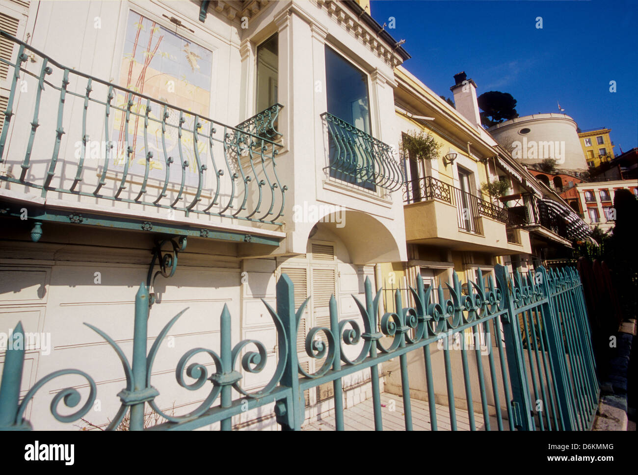 Picturesque architecture of Nice city Stock Photo - Alamy