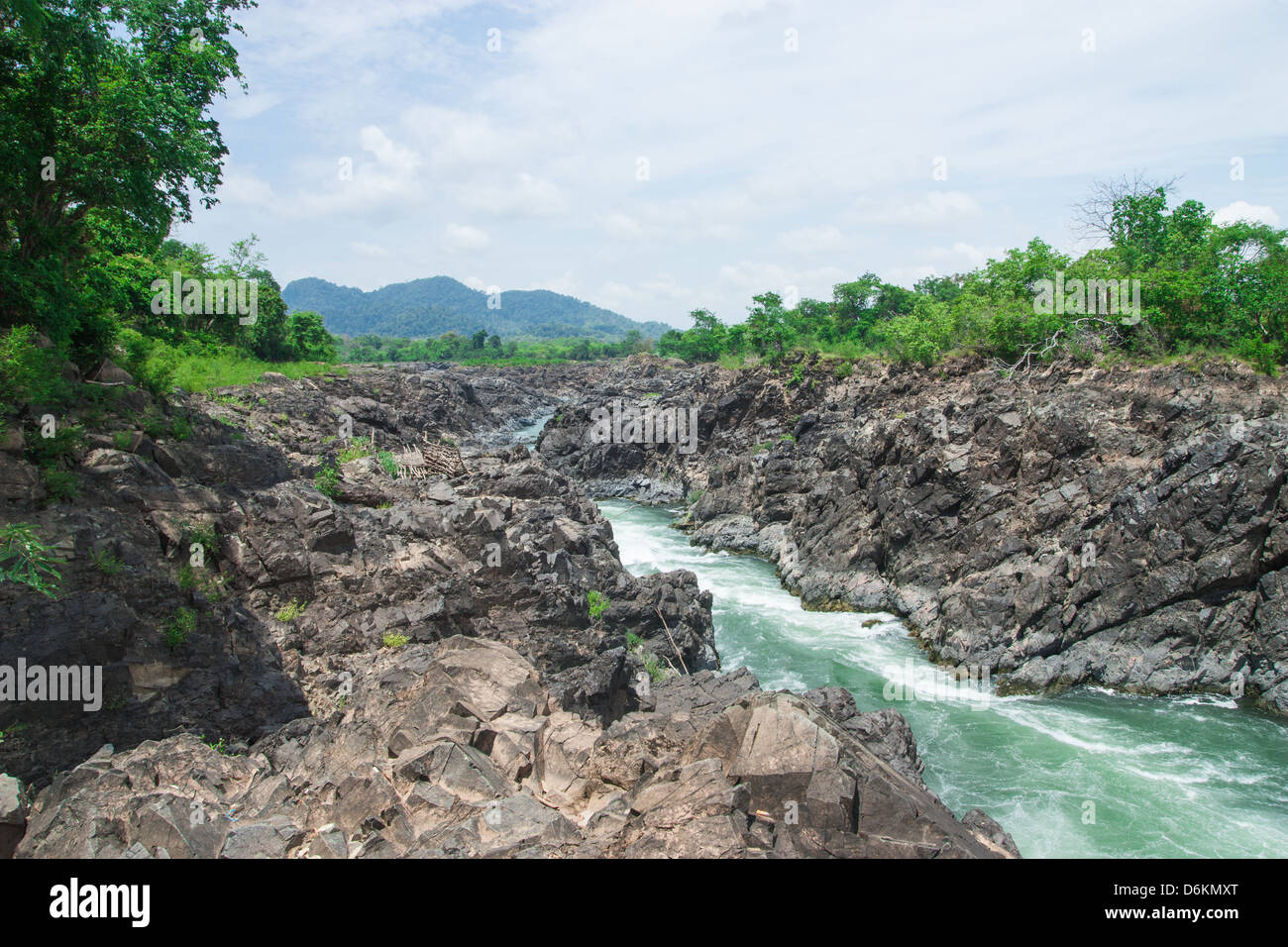 Khone phapheng waterfall hi-res stock photography and images - Alamy