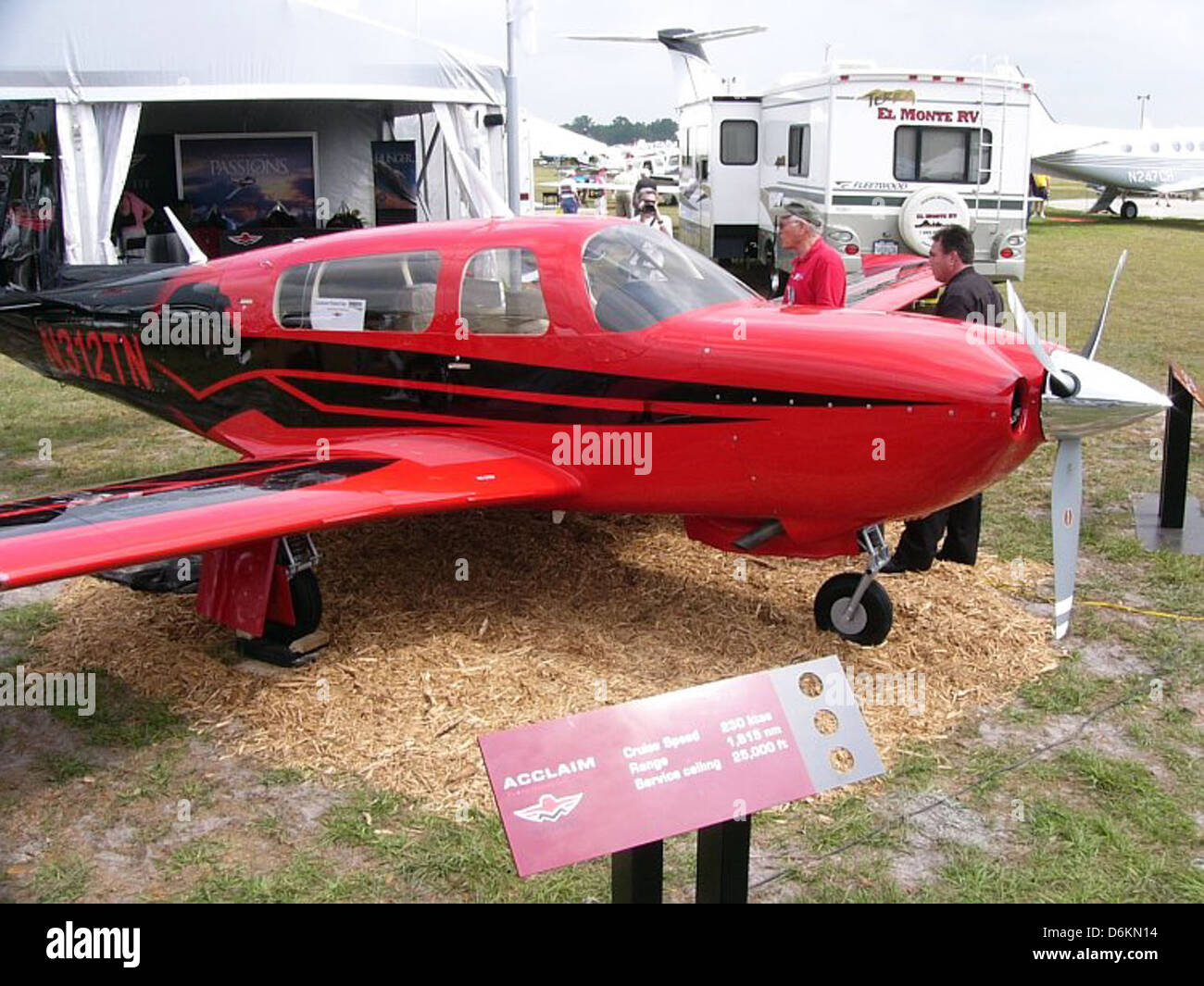 The Mooney M20TN Acclaim is a high-performance single-engine aircraft ...