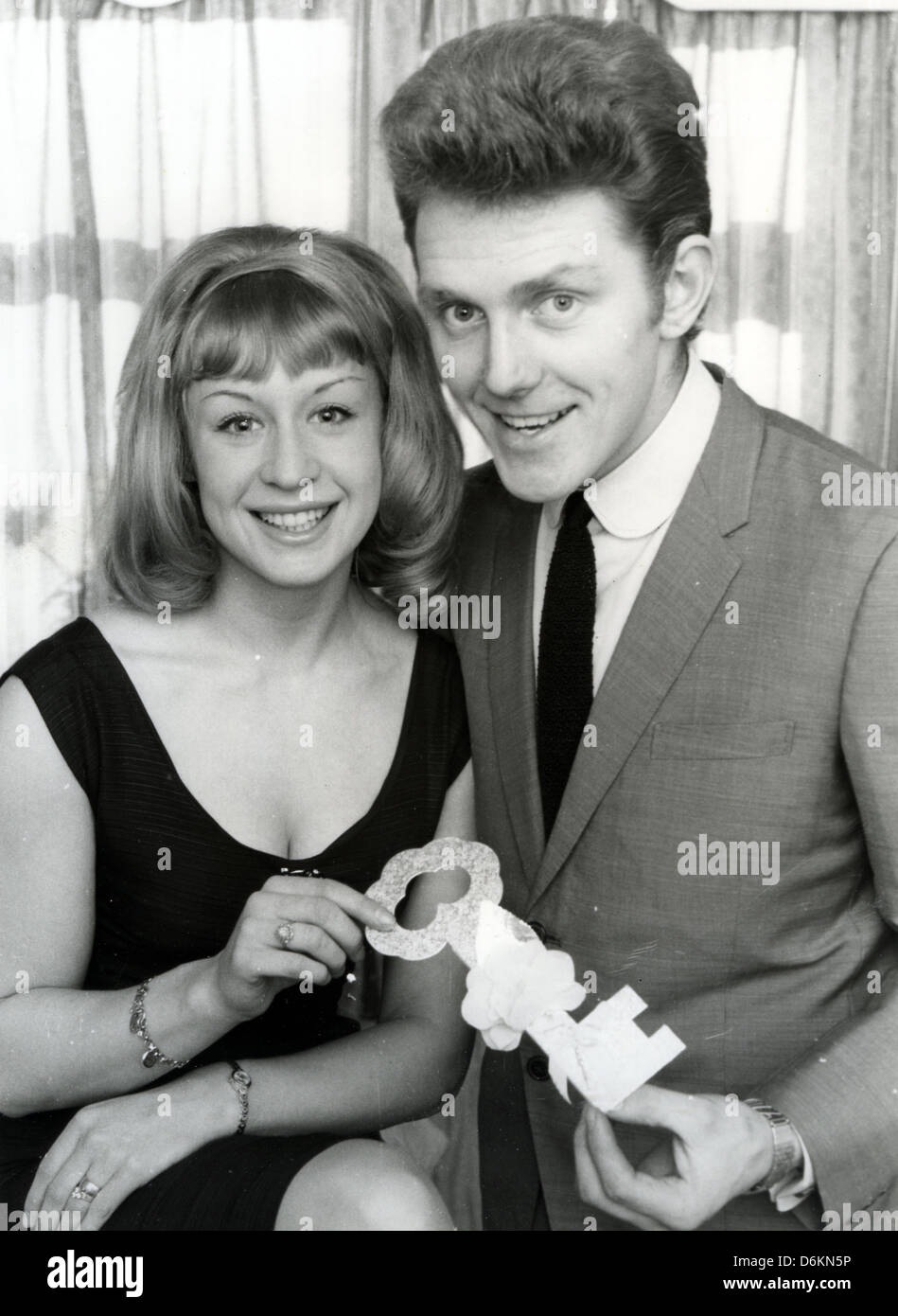 SHANE FENTON (Bernard Jewry) UK pop singer marries his wife Jill Stock ...