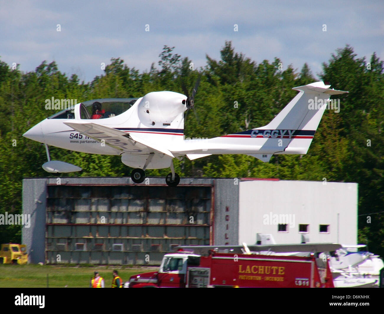 A photograph of the Partenair S-45 Mystere aircraft, registration C ...