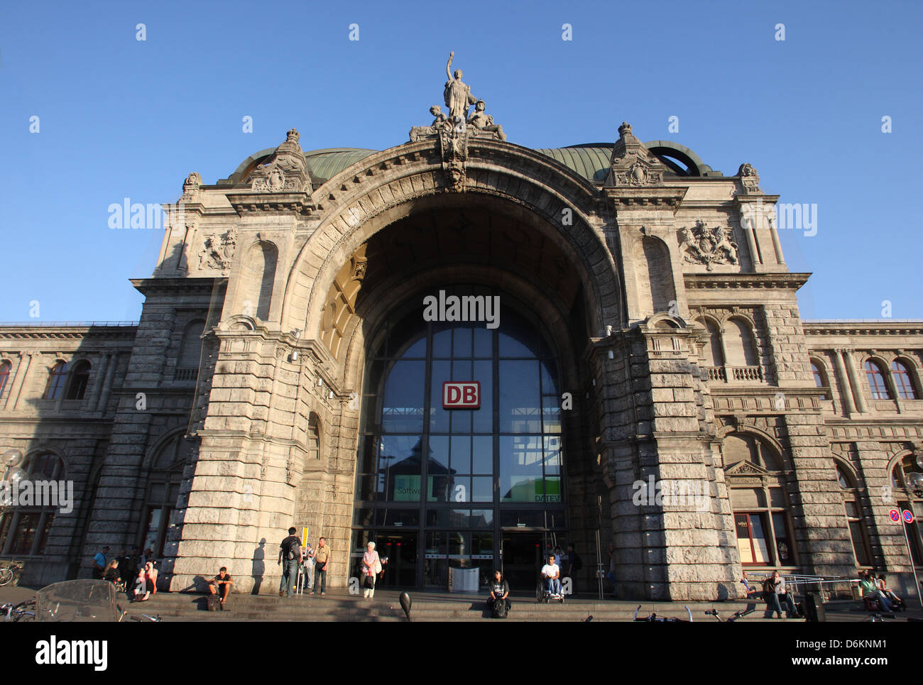 Nuernberg, Germany, Exterior of the Nuremberg main station Stock Photo ...