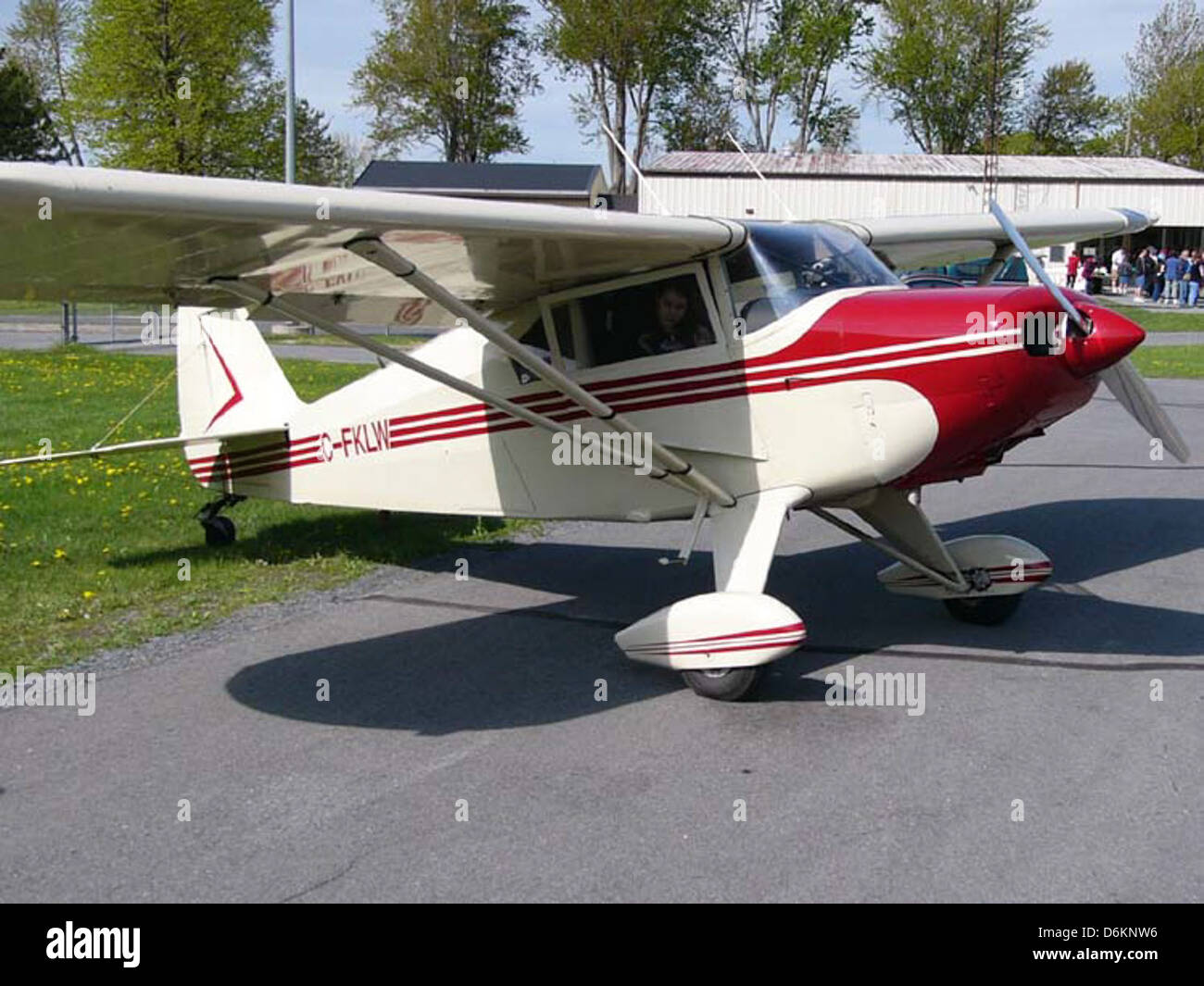 The Piper PA-22-150 Pacer is a small, light aircraft converted for ...