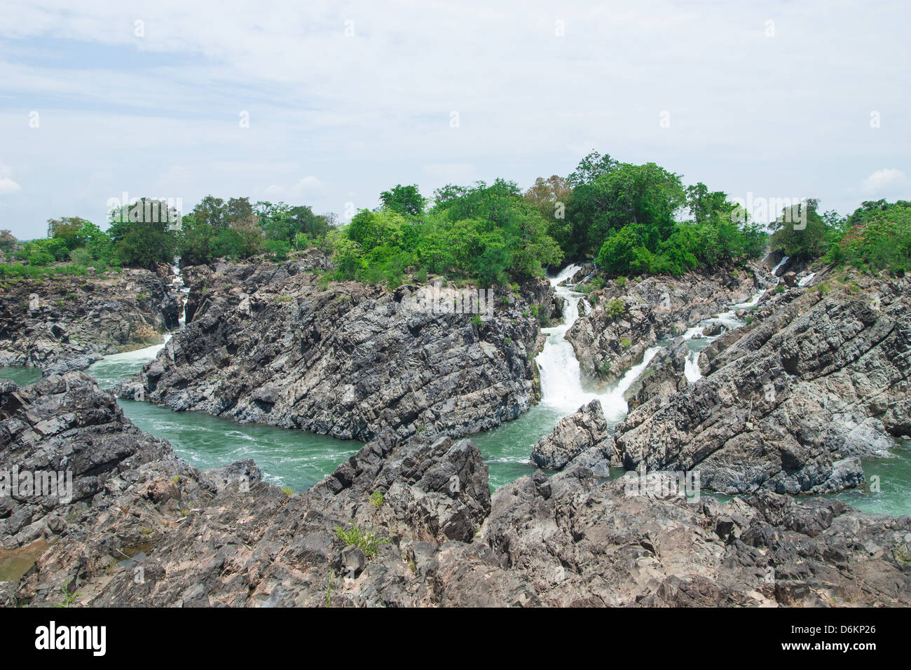 Khone phapheng waterfall hi-res stock photography and images - Alamy