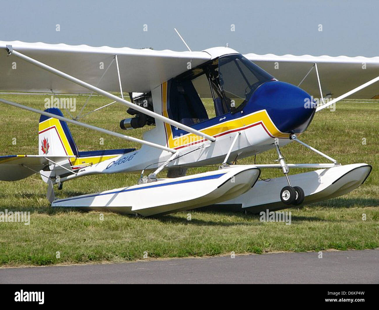 A Quad City Challenger II C aircraft, a lightweight, two-seat airplane ...