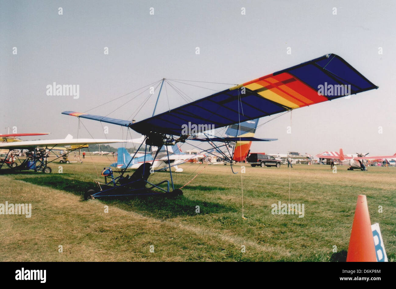 The image shows a Quicksilver MX ultralight aircraft, designed for ...