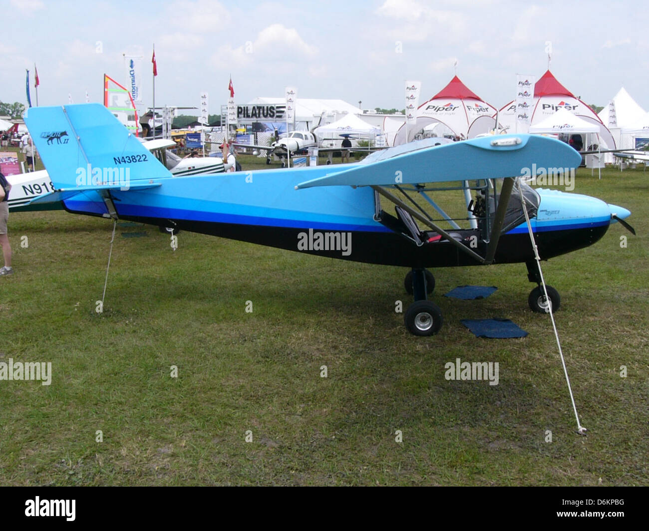 This image shows the RANS S-6ES Coyote II, a small two-seat aircraft ...
