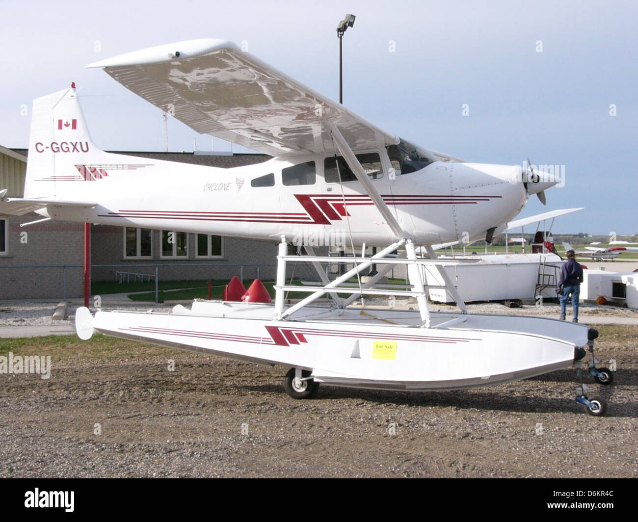 The St Just Aviation Super Cyclone C-GGXU, a small amphibious aircraft ...