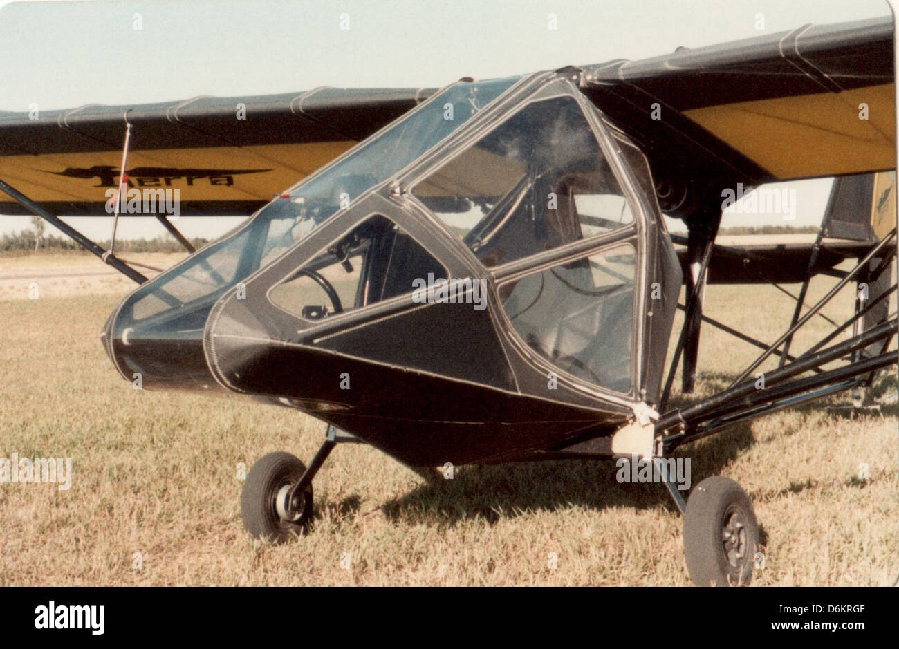 This image shows a Teratorn Tierra II C-ICNK aircraft, a type of light ...