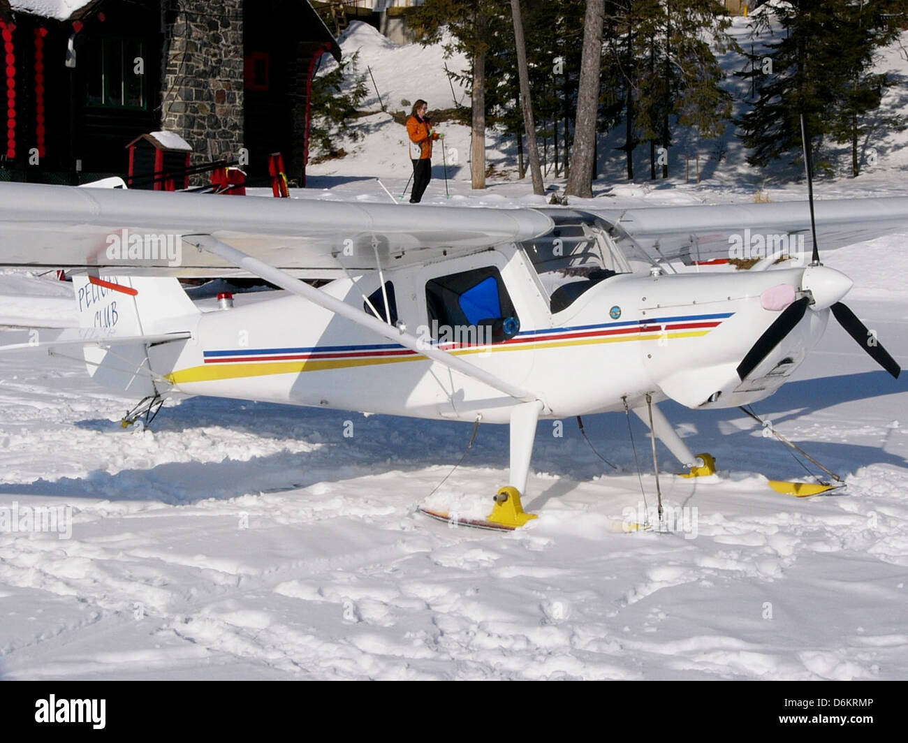 The image shows the Ultravia Pelican Club, an amateur-built aircraft ...