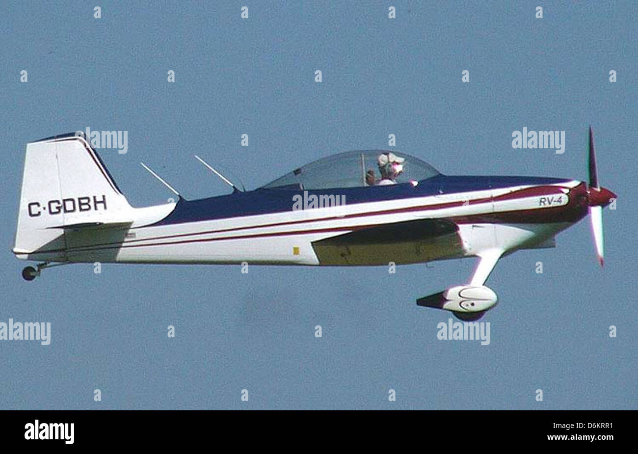 This image shows a Vans RV-4C, a small, experimental aircraft commonly ...