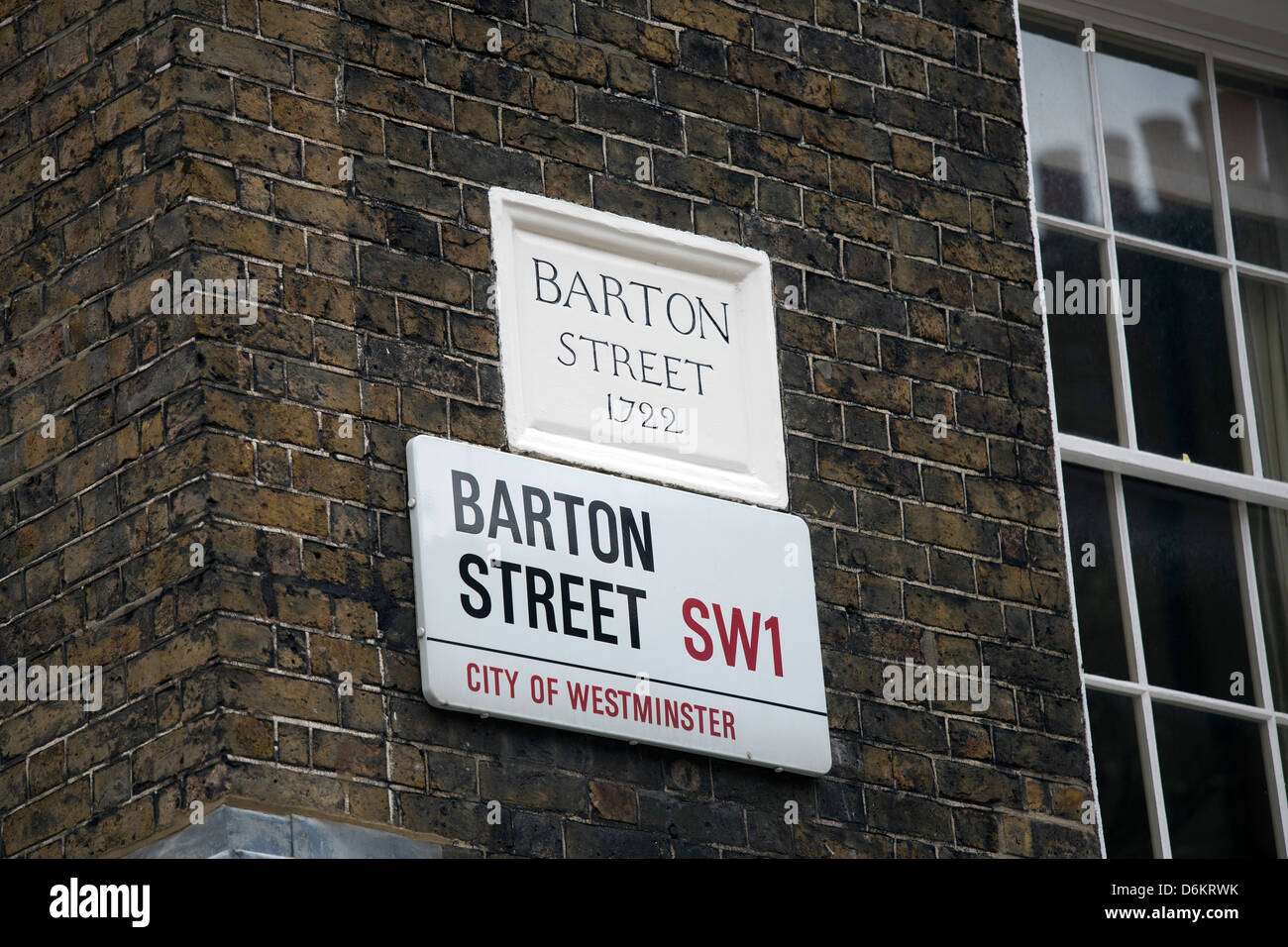 Barton Street SW1 London Stock Photo - Alamy
