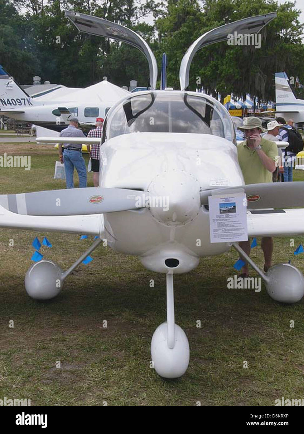 A photograph of the Vans RV-10 N104CD, a four-seat, single-engine ...