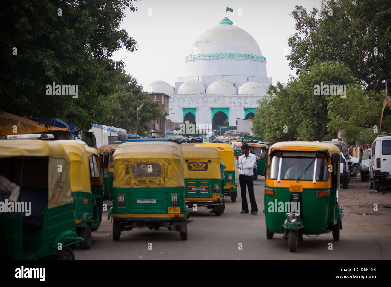 Auto rickshaws in Ahmedabad India Stock Photo - Alamy